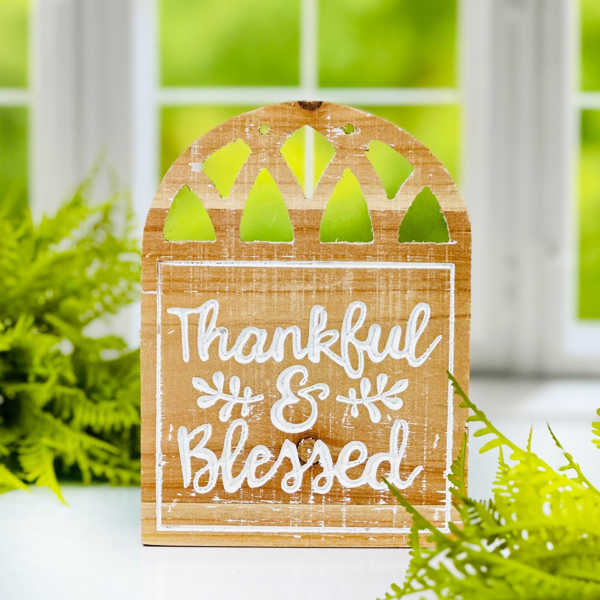Thankful & Blessed Arch Sign – Bobbi's Lane